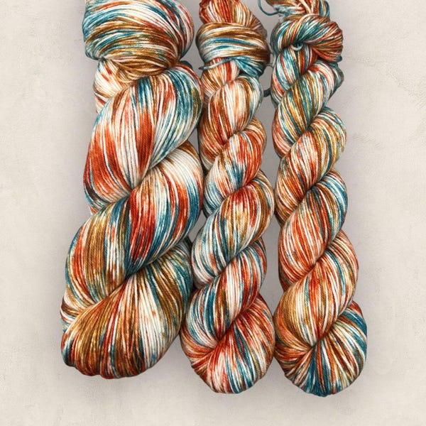 Hand Dyed Dk Yarn - Etsy