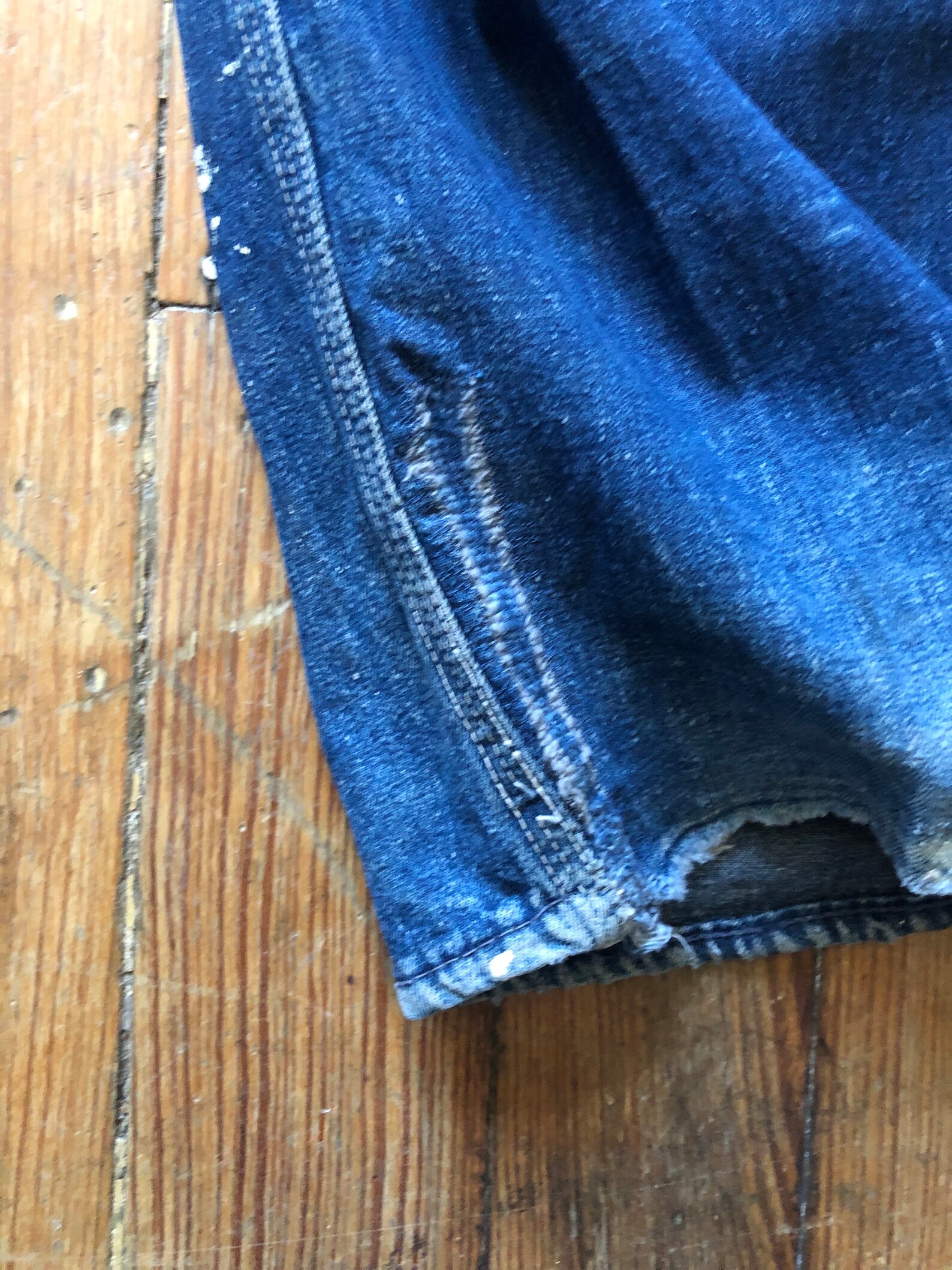 1940s Sanforized Dark Wash Overall Medium - Etsy