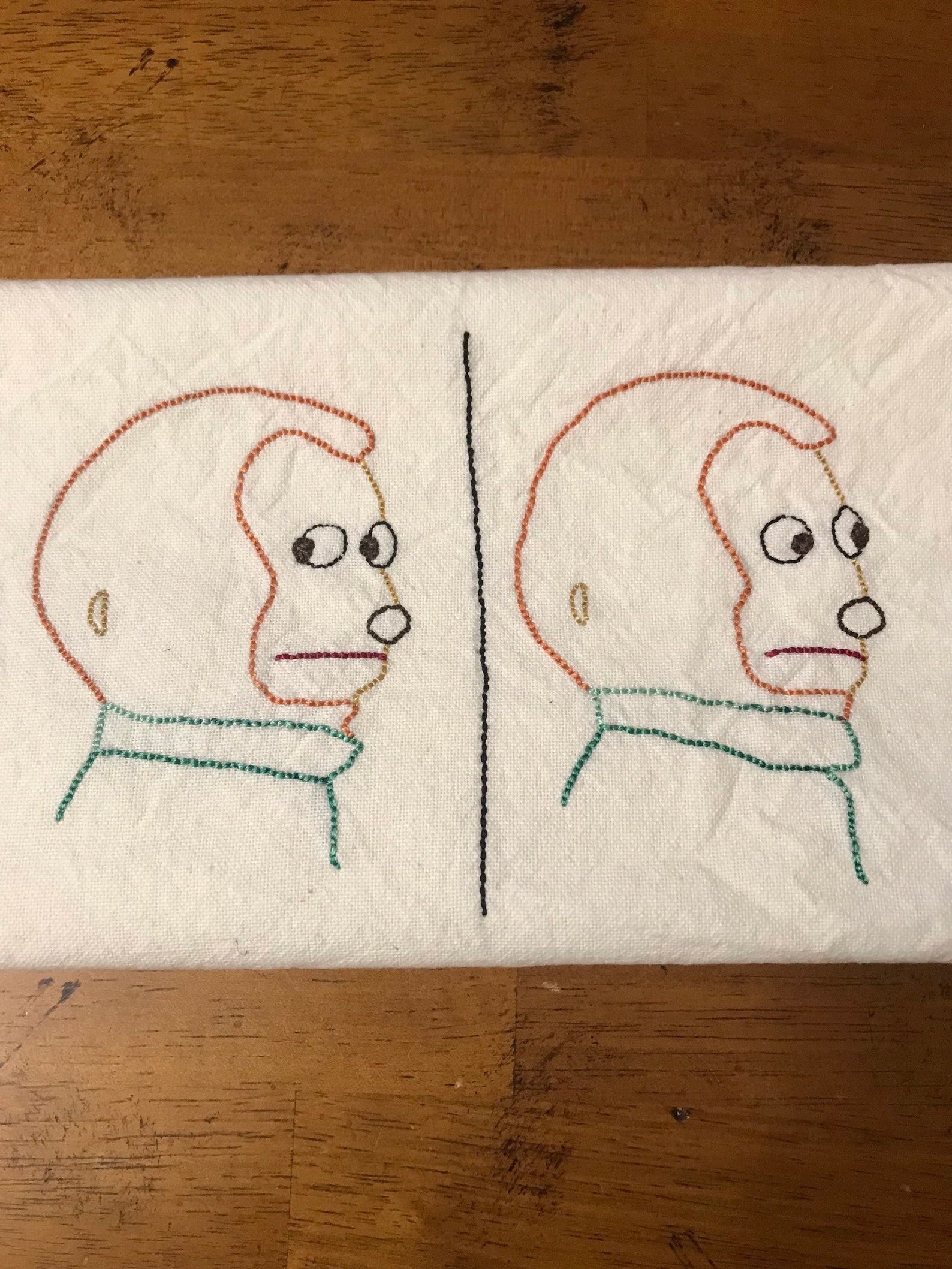 Shifty Eyes Monkey Meme Towel | Etsy