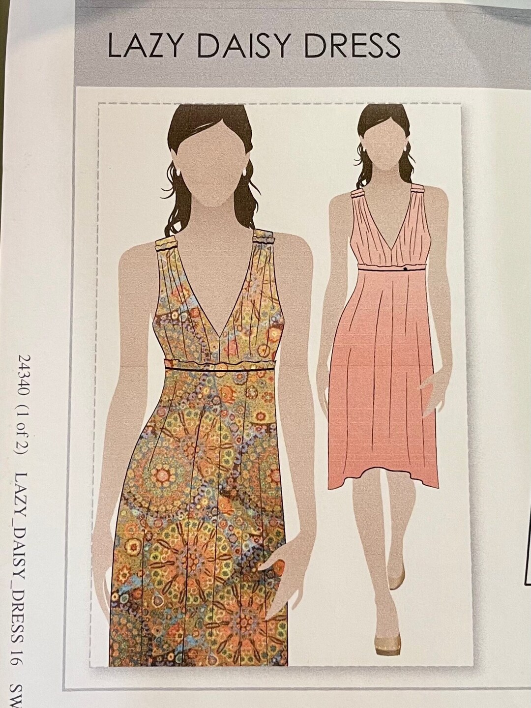 Style Arc Dress Lazy Daisy Paper Pattern, Size 16, Style Arc Patterns ...