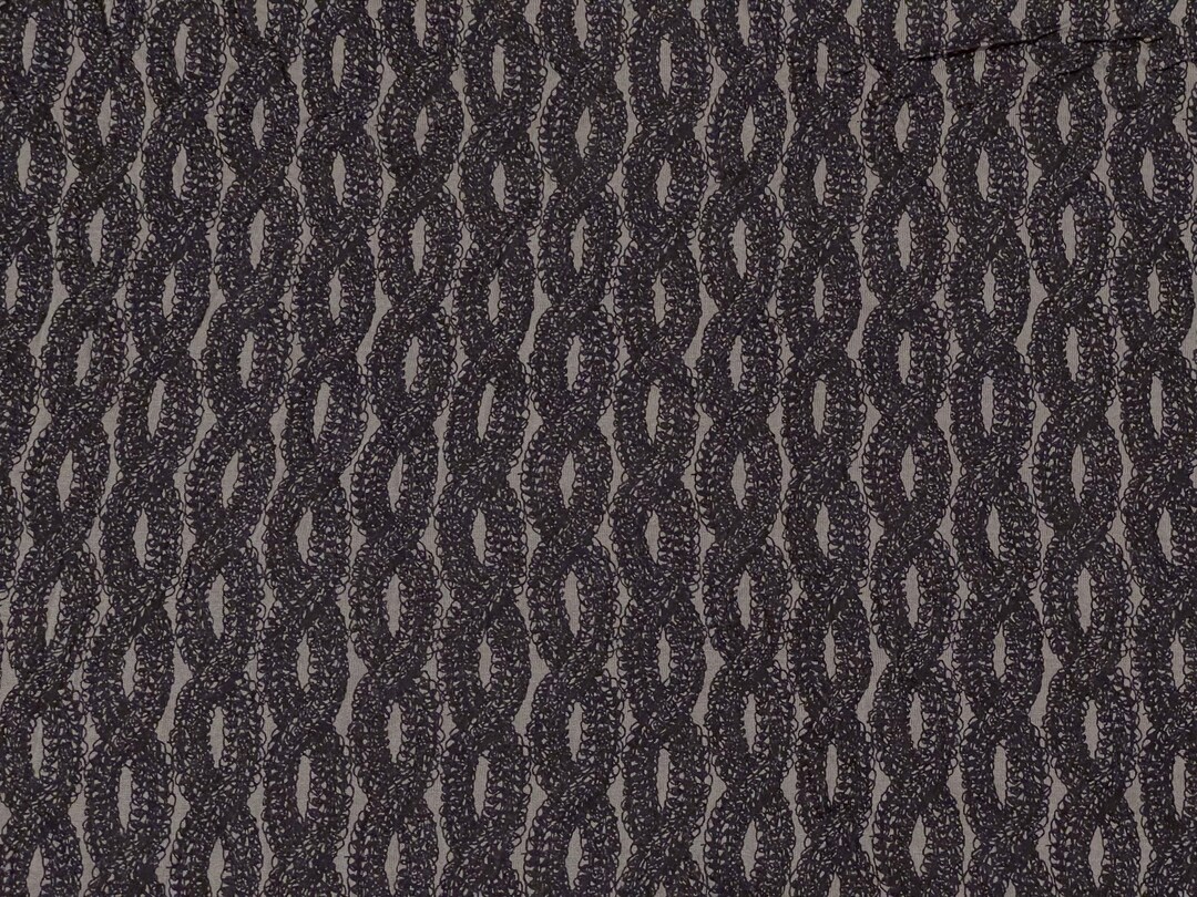 Interlock Knit Fabric Knitted Yarn Print Pattern, Black Grey Knit, Tee ...