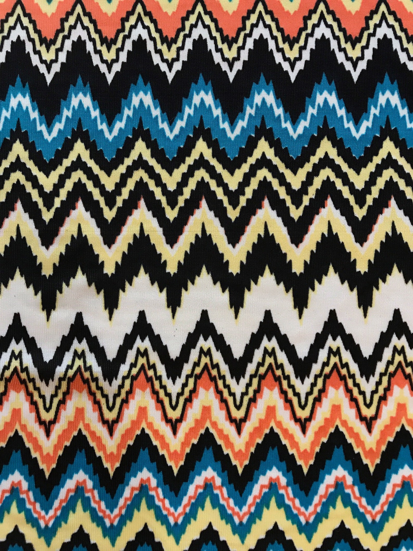 Chevron Zig Zag Print Ity Fabric Bold Chevron Knit 4-way - Etsy