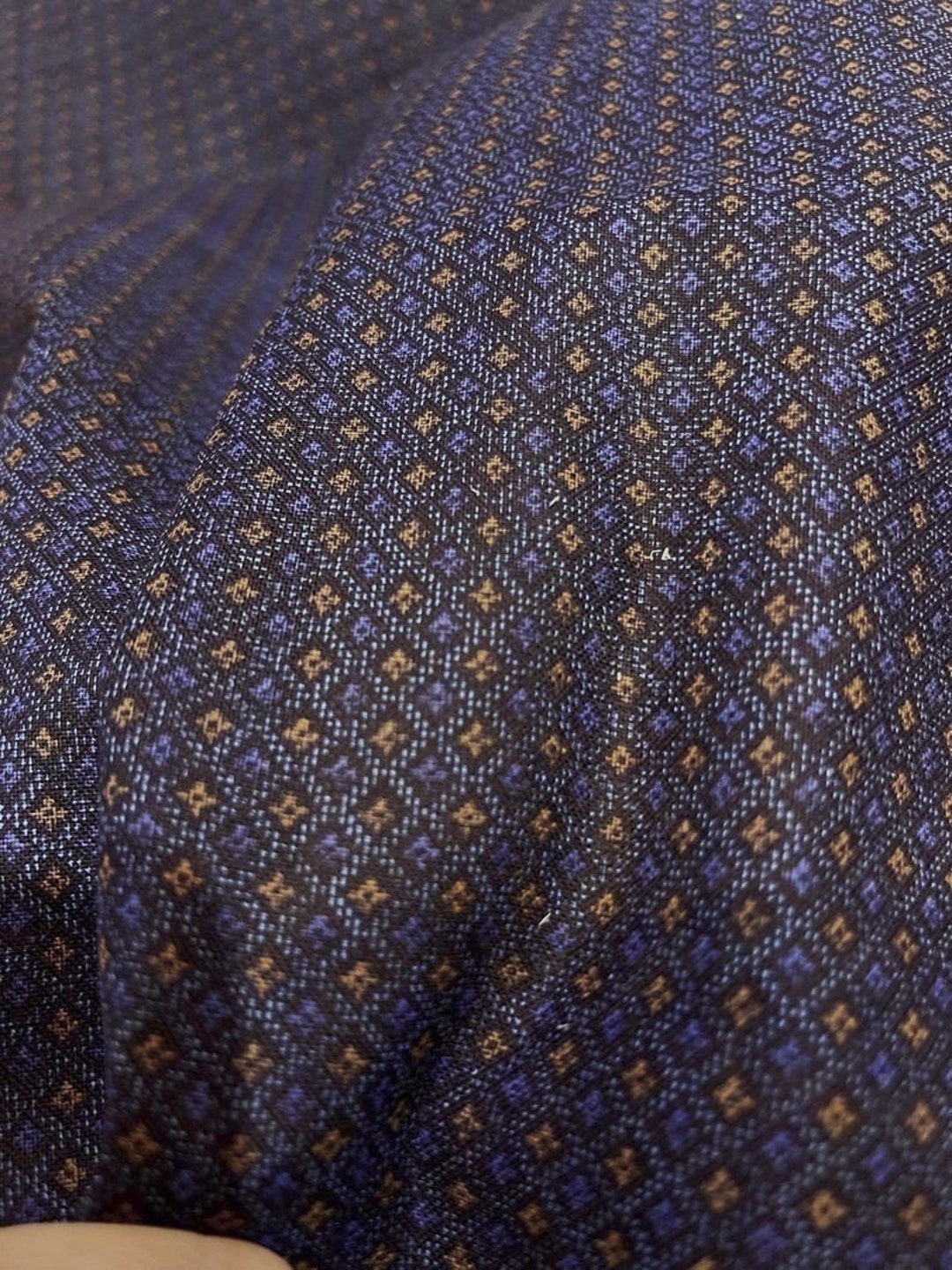 Japanese Vintage Blue Cotton Yukata Fabric, Antique Yukata Cotton ...