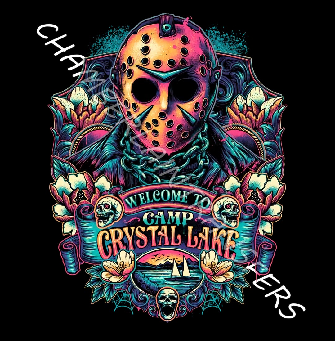 Halloween Crystal Lake READY TO PRESS Sublimation Transfer - Etsy