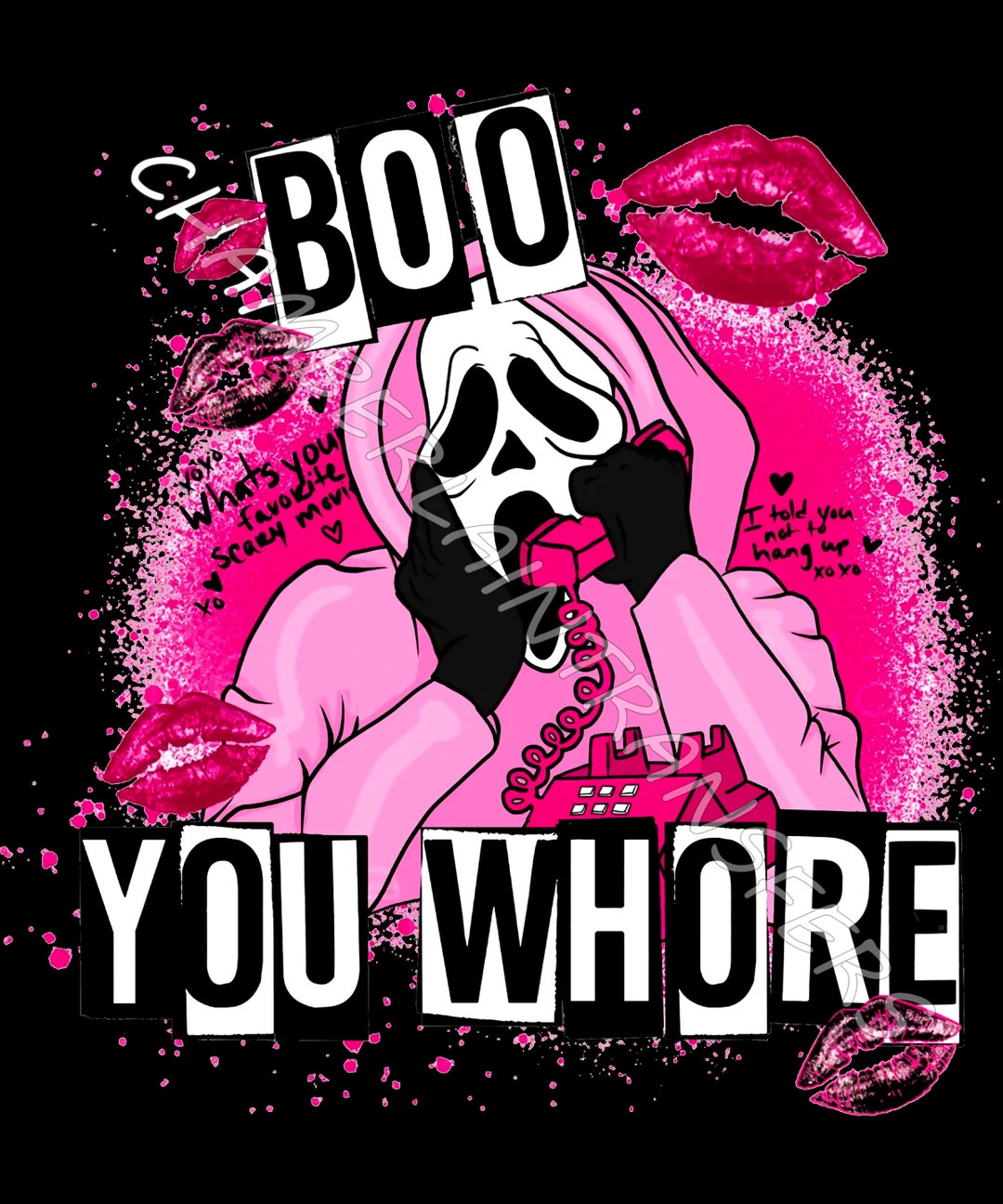 Halloween Boo You Whore READY TO PRESS Sublimation Transfer - Etsy
