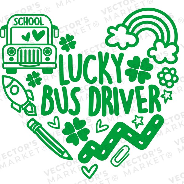 Lucky Bus Driver Png - Etsy