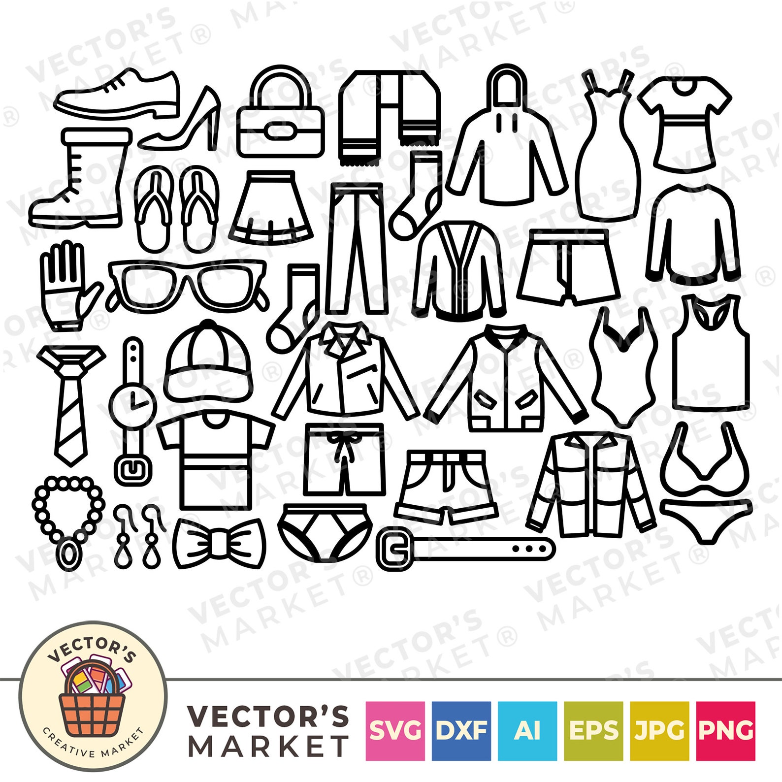 Clothes Labels SVG, Adult Wardrobes Organisation Svg, Wardrobe Labels ...