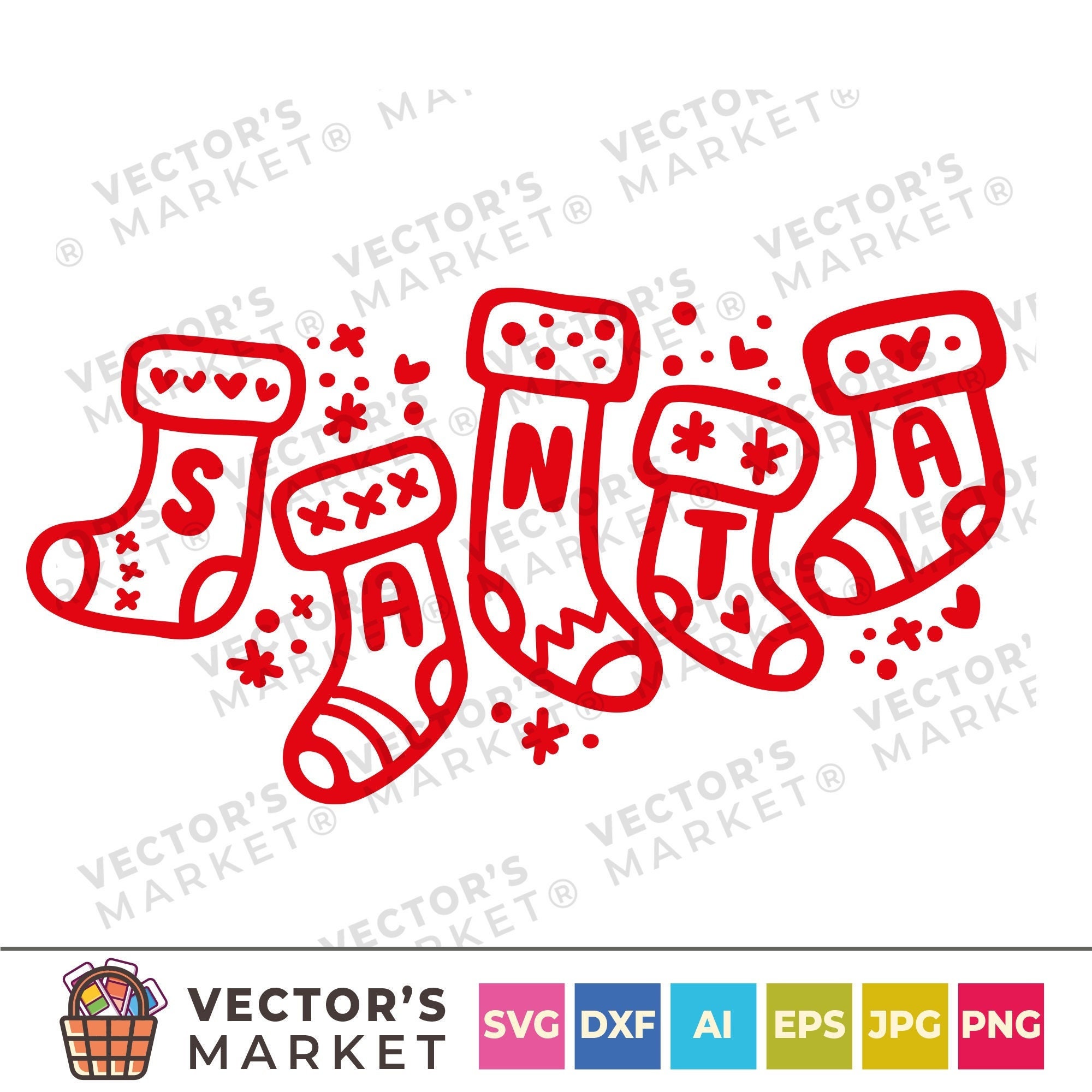 Santa Socks SVG, Fun Xmas Quotes Svg, Christmas Gifts Cricut, Stockings ...