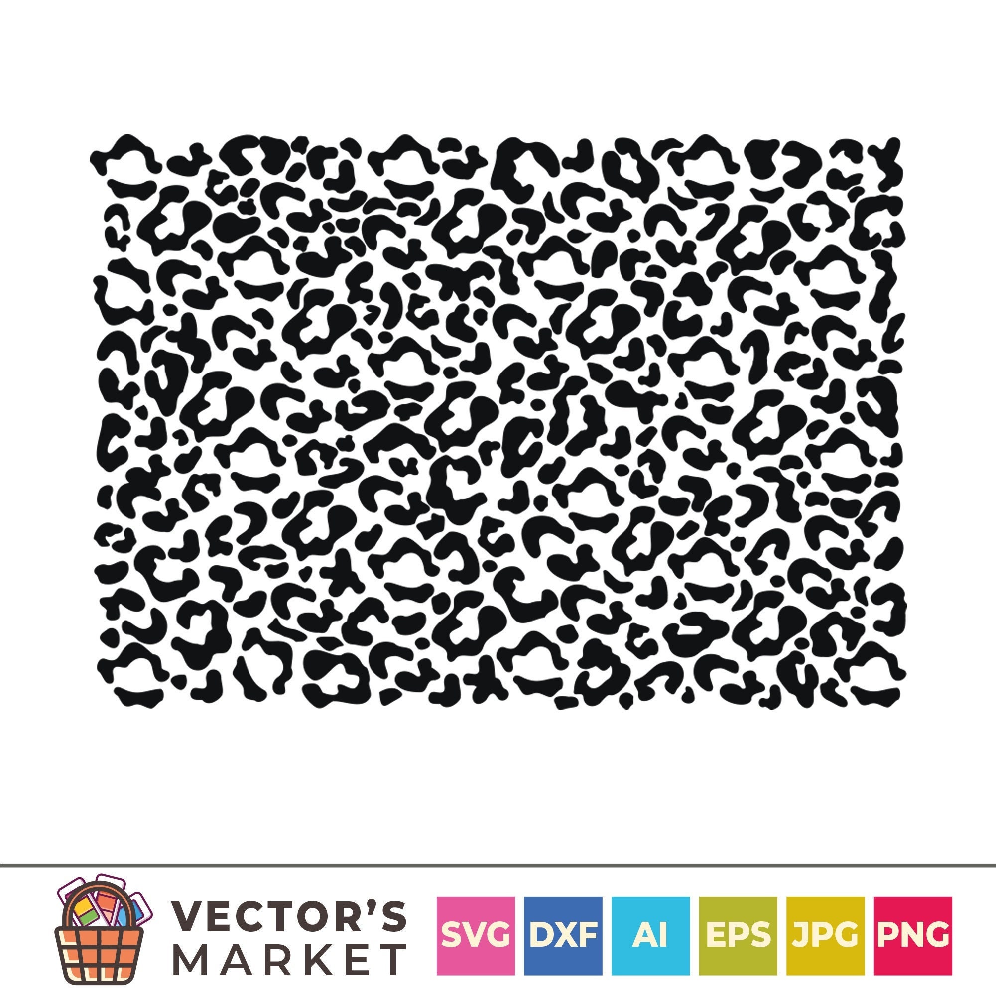 Cheeta Pattern Svg Png Eps Jpg, Animal Print Svg, Animal Svg, Animal ...