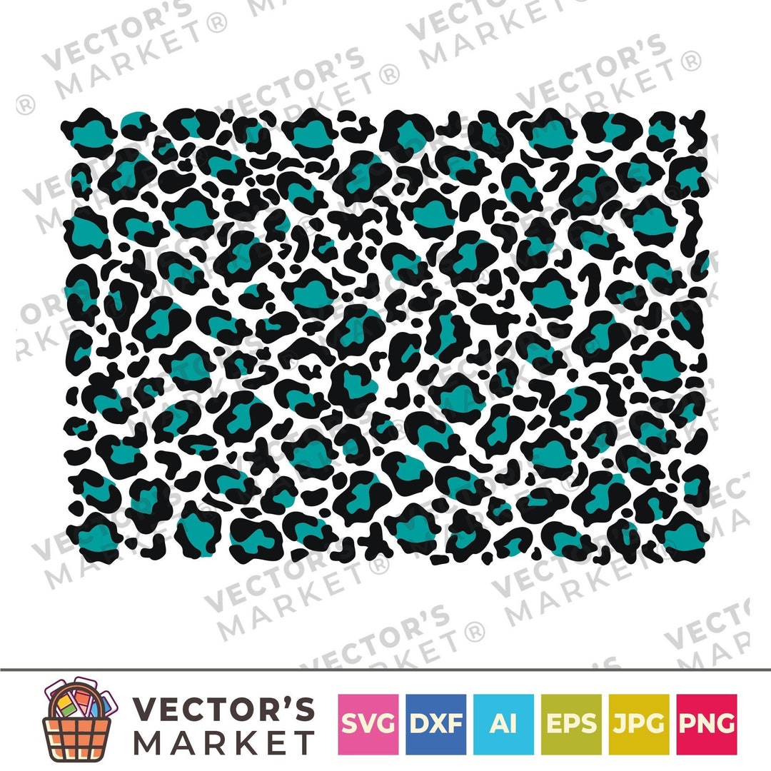 Leopard Print Pattern Svg Png Eps Jpg, Animal Print Svg, Animal Svg ...
