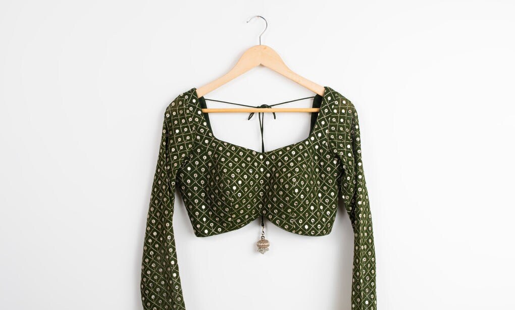 Olive Jade & Gold Abla Lehenga Set, Bridesmaids Lehenga Choli - Etsy