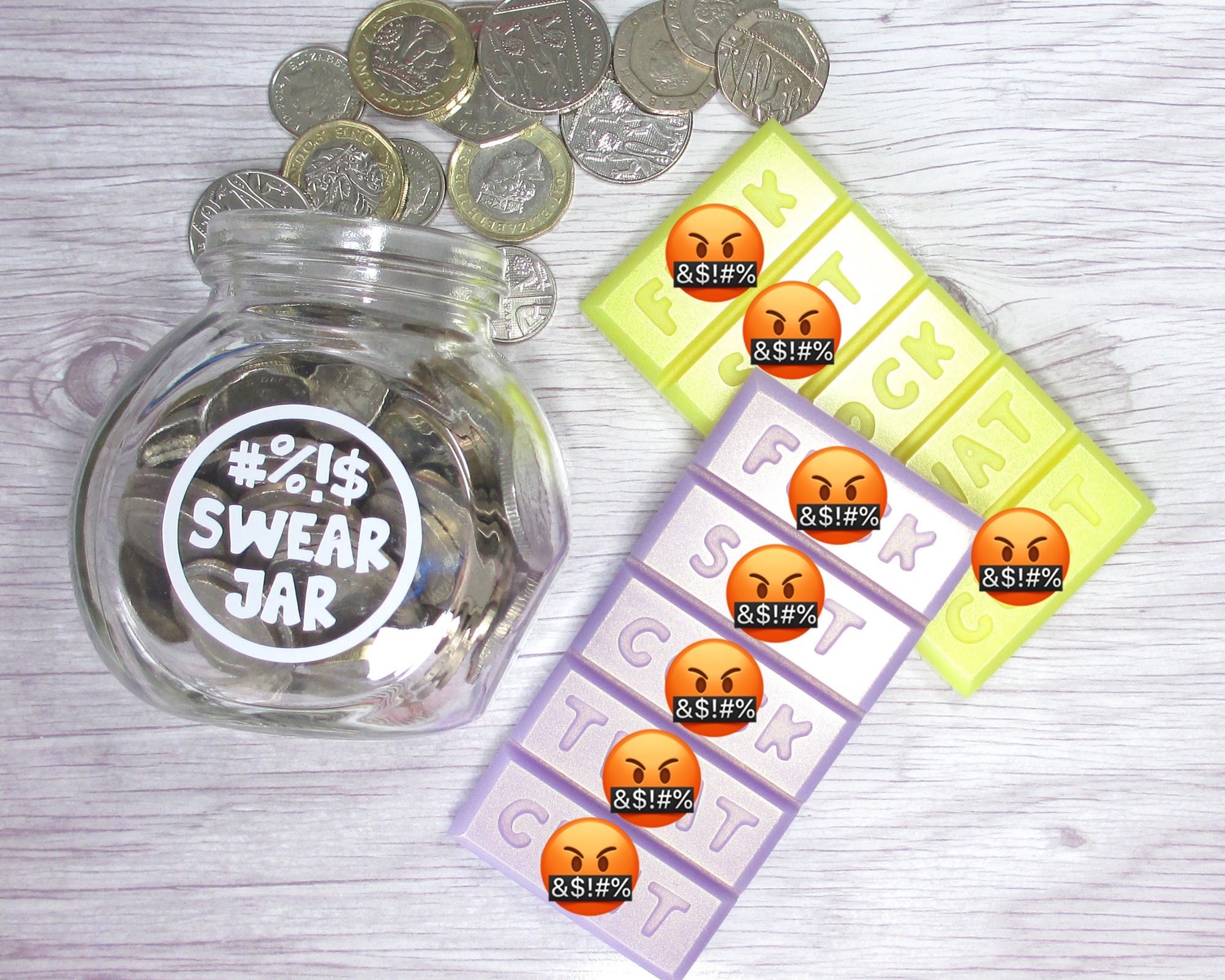 SWEAR BAR Wax Melt Snap Bar Silicone Mould Makes 50x100mm - Etsy