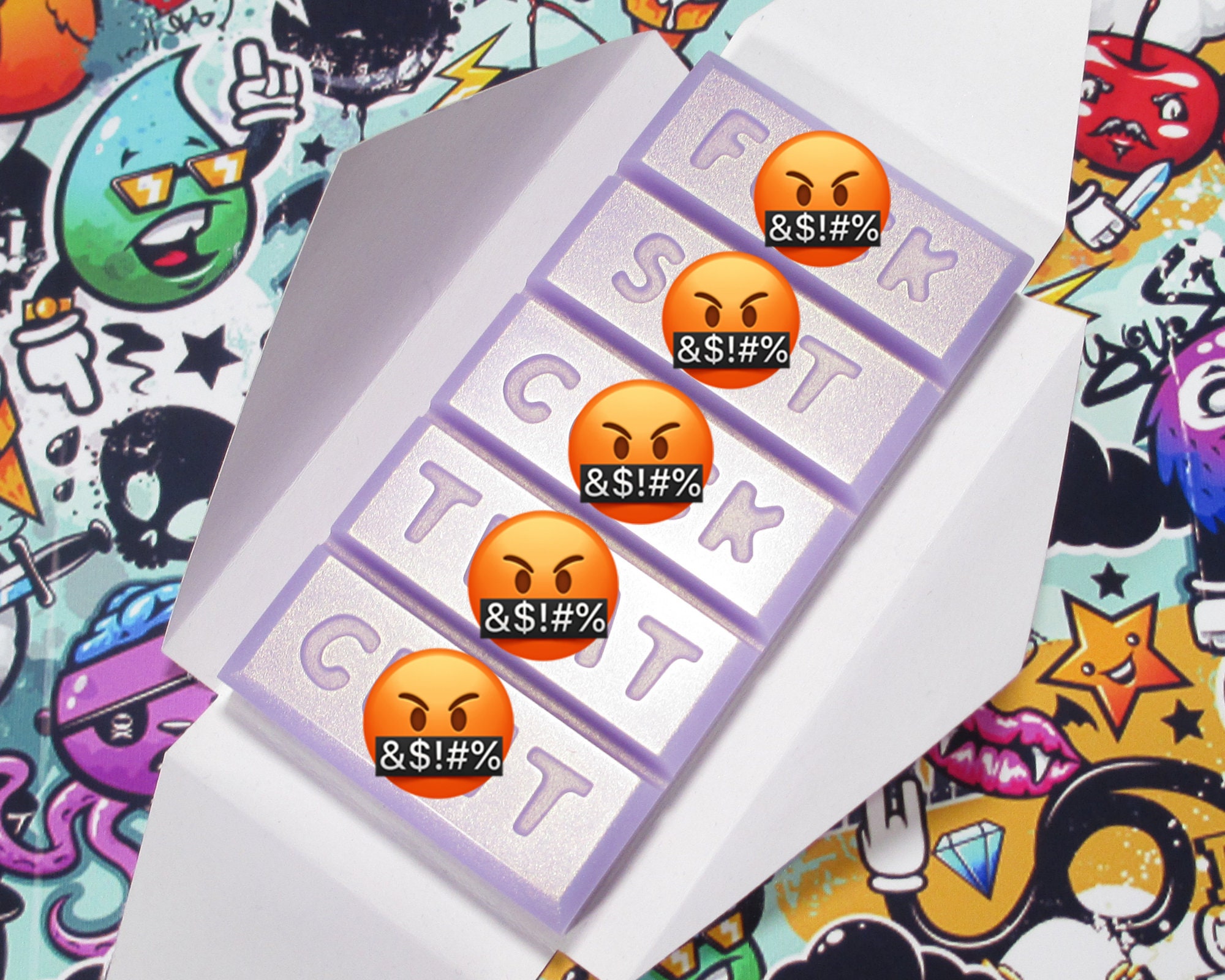 SWEAR BAR Wax Melt Snap Bar Silicone Mould Makes 50x100mm - Etsy