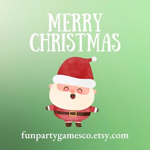 Christmas Movie Trivia Game Printable Fun Holiday Movie Trivia for ...