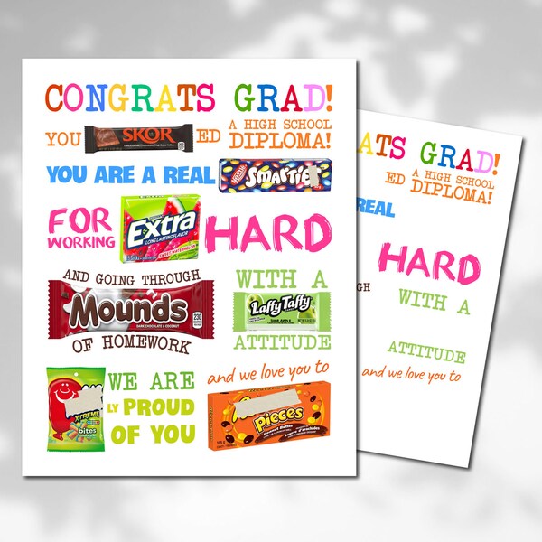Graduation Candy Gram - Etsy