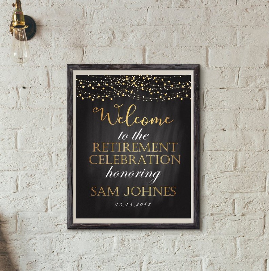 Welcome to the Retirement Retirement Celebration Party Sign | Etsy