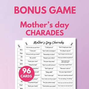 Mothers Day Friendly Feud Game, Family Party Game for Kids and Adults ...