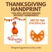 Thanksgiving Handprint and Footprint Craft Bundle 15 Printable Art ...