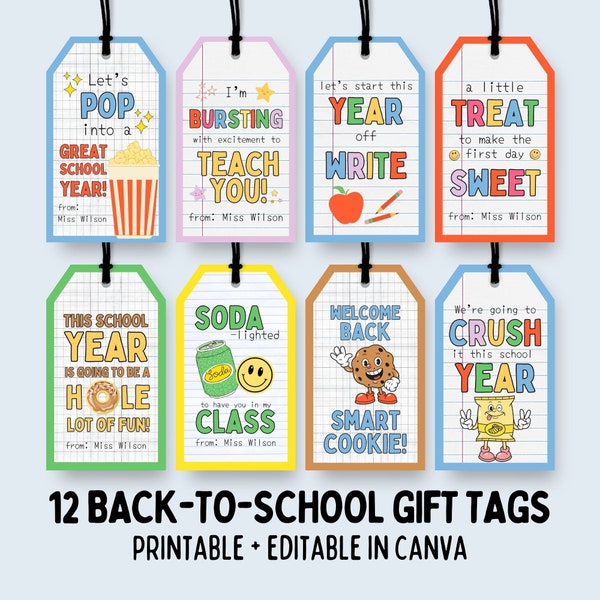 Back to School Gift Tags - 60+ Gift Ideas for 2024