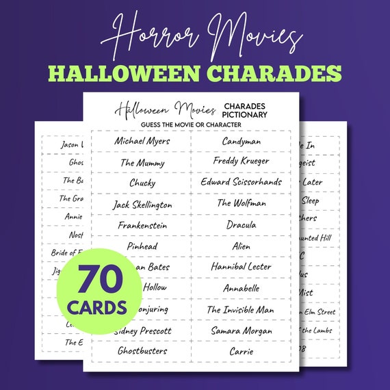 Charades Game Word List