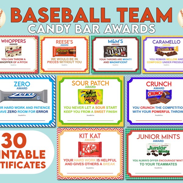 Baseball Candy - Etsy