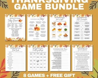 Thanksgiving Minute to Win It Games 60 Second (Download Now) - Etsy