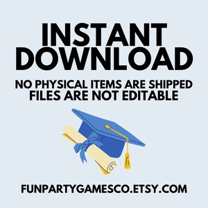 Graduation Friendly Feud Game - Fun Grad Party Activity, College Trivia ...