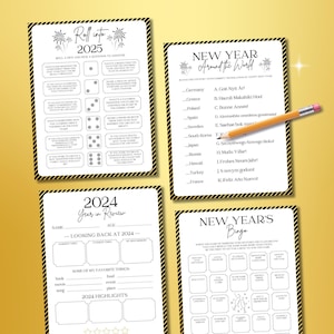 Fun New Years Games Bundle, Perfect for Office & Corporate Parties, New ...