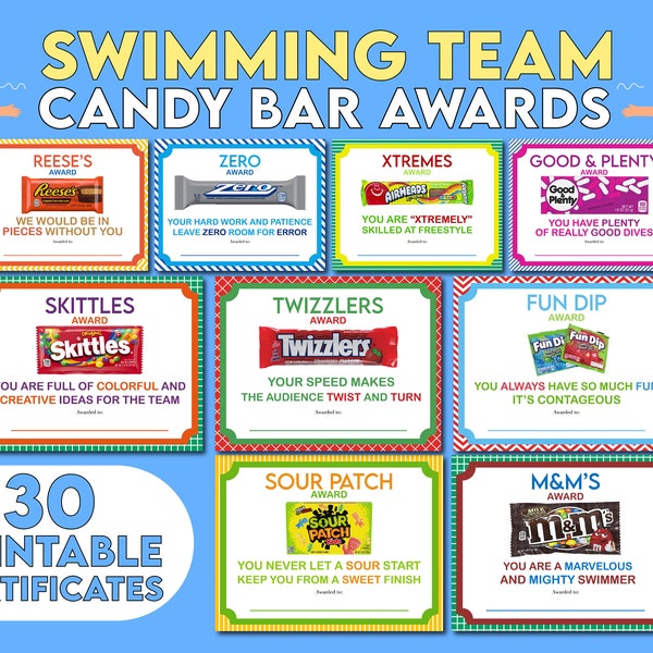 Candy Bar Awards - Etsy
