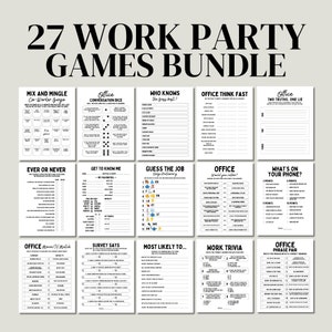 Office Party Games, Fun Employee Appreciation Games for Work Party ...