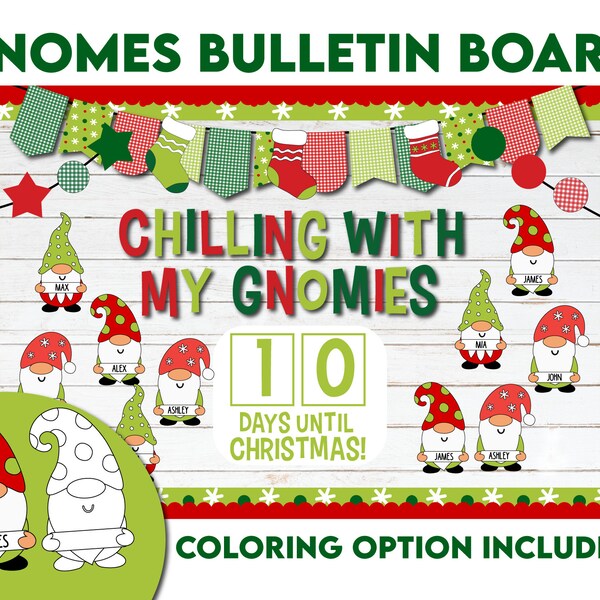 Gnomes Christmas Bulletins - Etsy