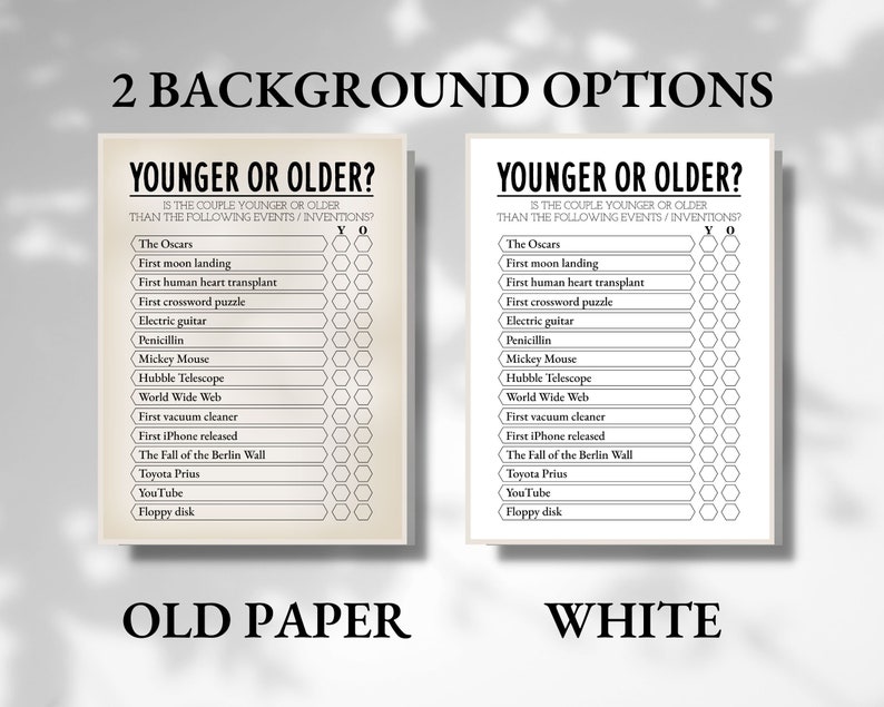 55th Anniversary Party Games Married in 1968 Games Bundle - Etsy