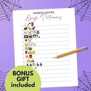 Halloween Emoji Game Thrilling Trivia and Charades for Horror Movie ...
