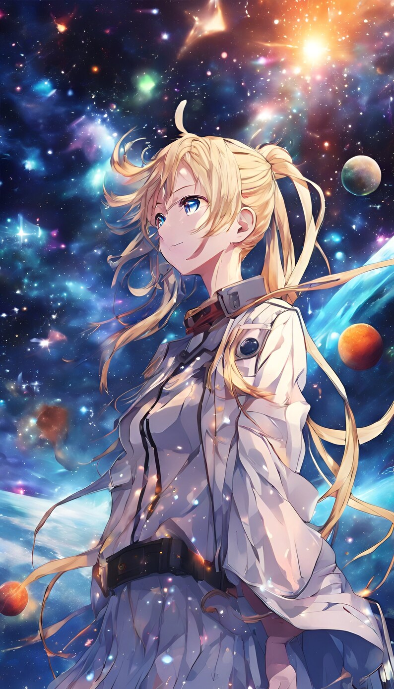 Anime Stardust Girl digital Version - Etsy