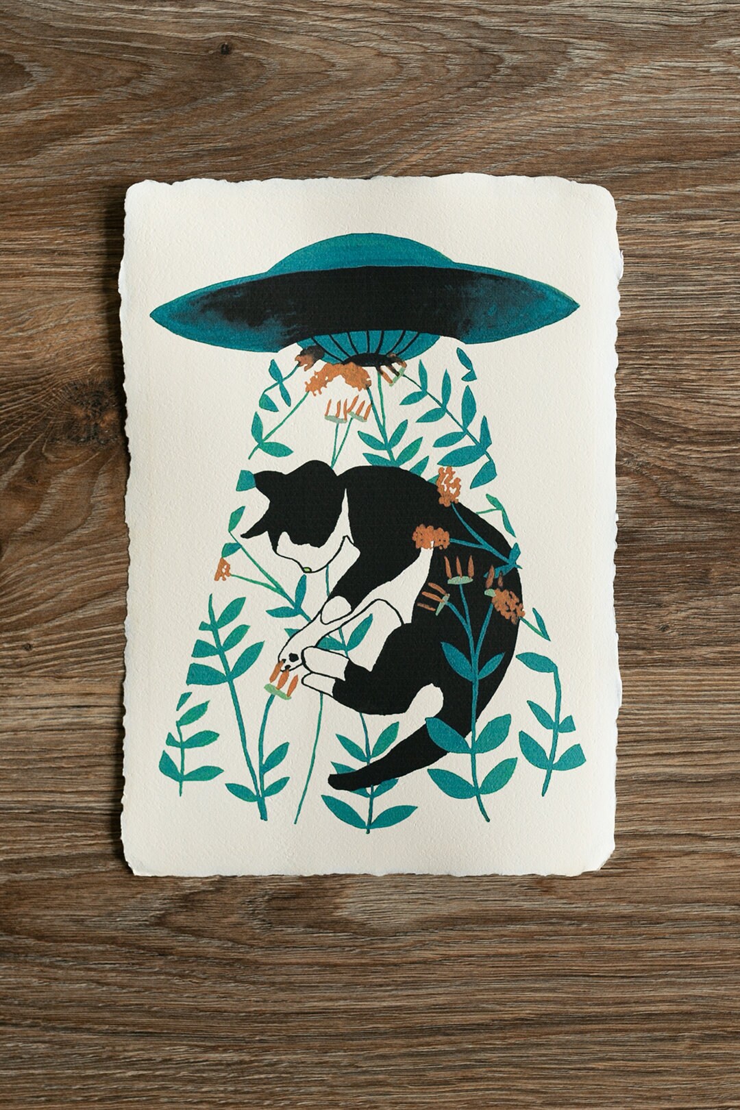 A4 / A3 Artistic Print: UFO Cat - Etsy
