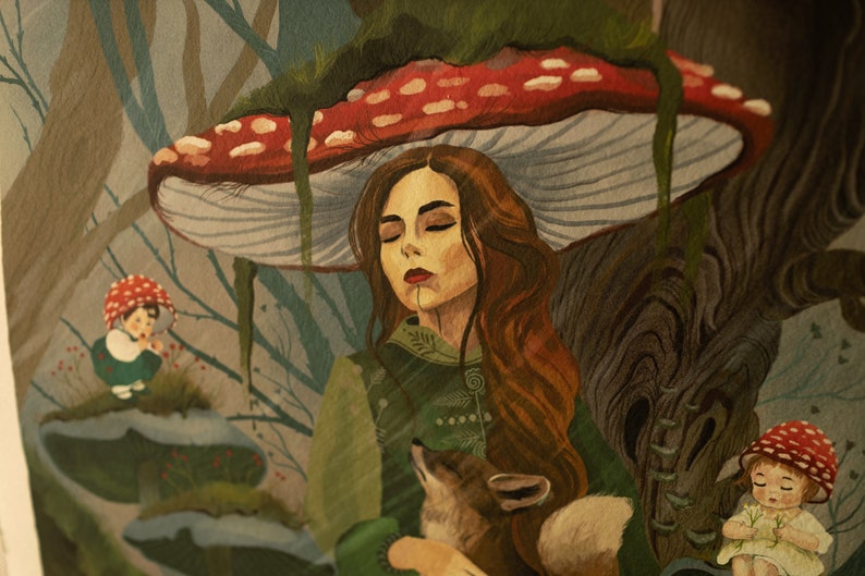 A2 Poster Mokosz, Slavic Goddess - Etsy