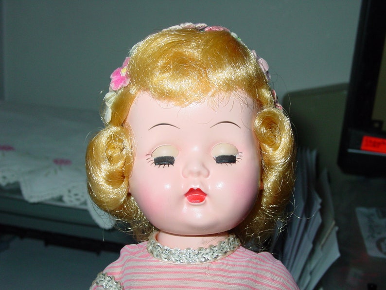 Vintage Doll 1950s Hard Plastic 10.5" Miss Addie by Block Doll Co Near ...