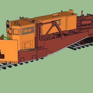 N Scale 4032/4 SP J-type Jordan Spreader - 3D Resin Kit - Etsy