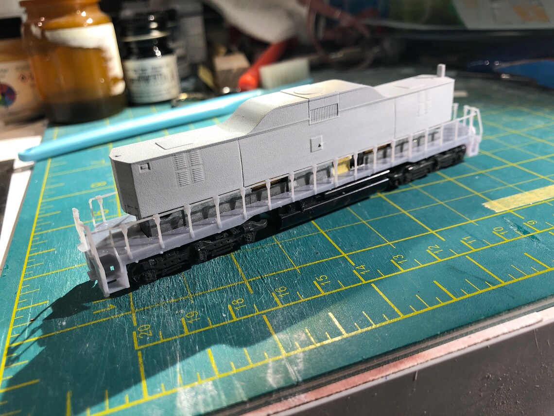 N Scale NS 890/891 RPU6D SLUG Hood_sill - 3D Resin Kit - Etsy