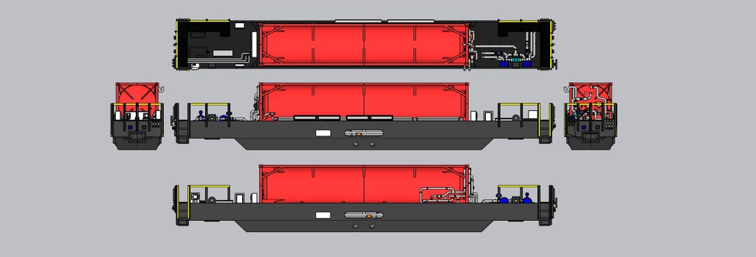 N Scale FEC LNG Tender - Etsy