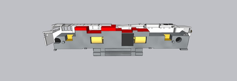 N Scale WABTEC 3000 Battery Electric Locomotive - 3D Resin Kit - Etsy
