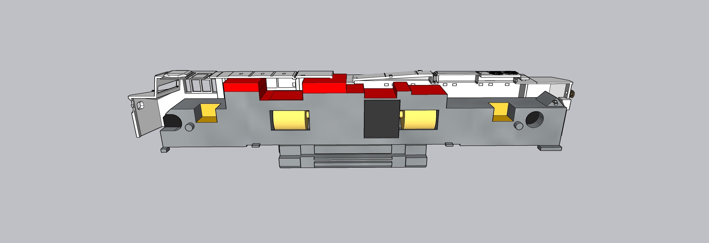 N Scale WABTEC 3000 Battery Electric Locomotive - 3D Resin Kit - Etsy