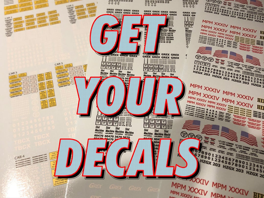 N Scale Addon Custom Train Decal Sets S-T - Etsy