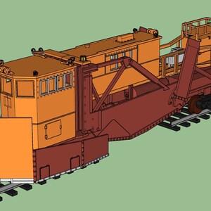 N Scale 4030 SP J-type Jordan Spreader - 3D Resin Kit - Etsy