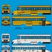 N Scale Crew / School Bus - 2 Pack - 3D Resin Kit - Etsy