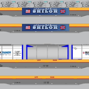 N Scale UPP 3008 Flat Car - Etsy