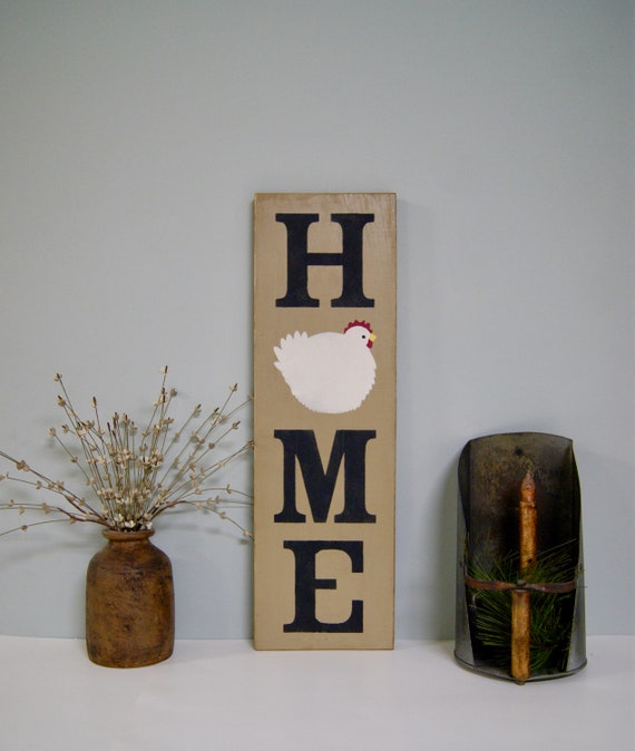 Chicken Home Sign | Etsy