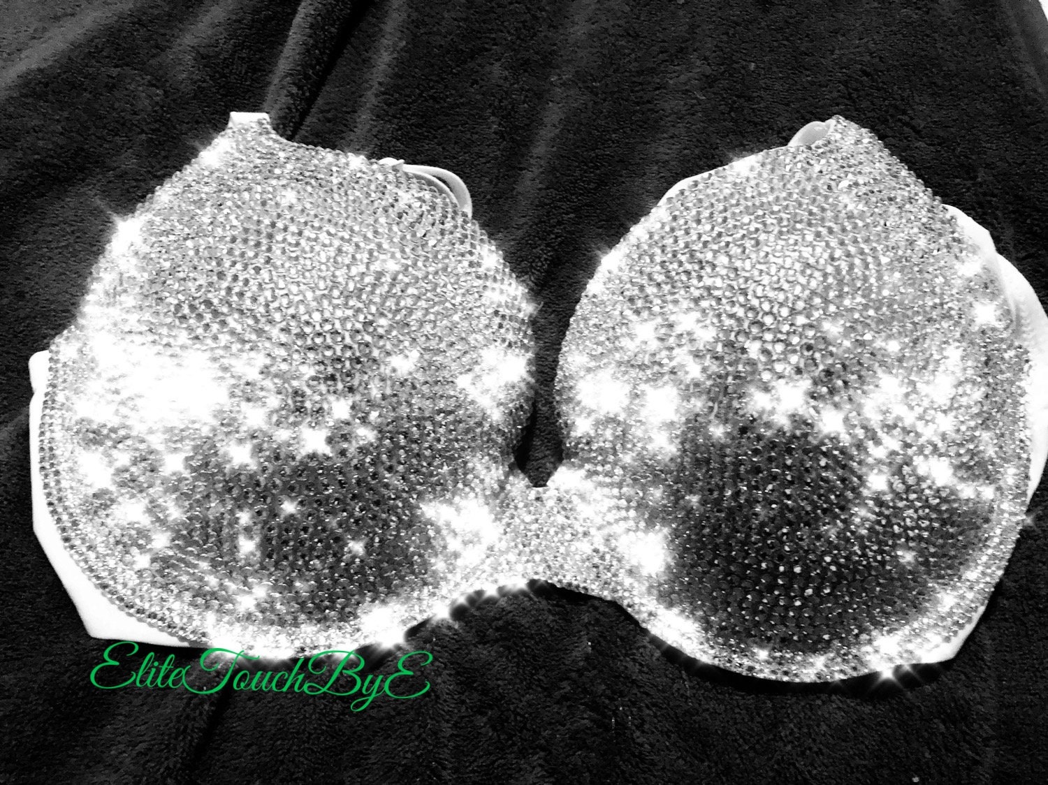 Dazzling Crystal Bra - Etsy
