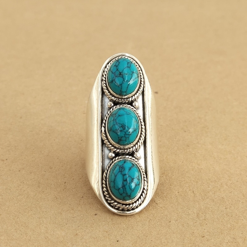 Turquoise Ring - Etsy