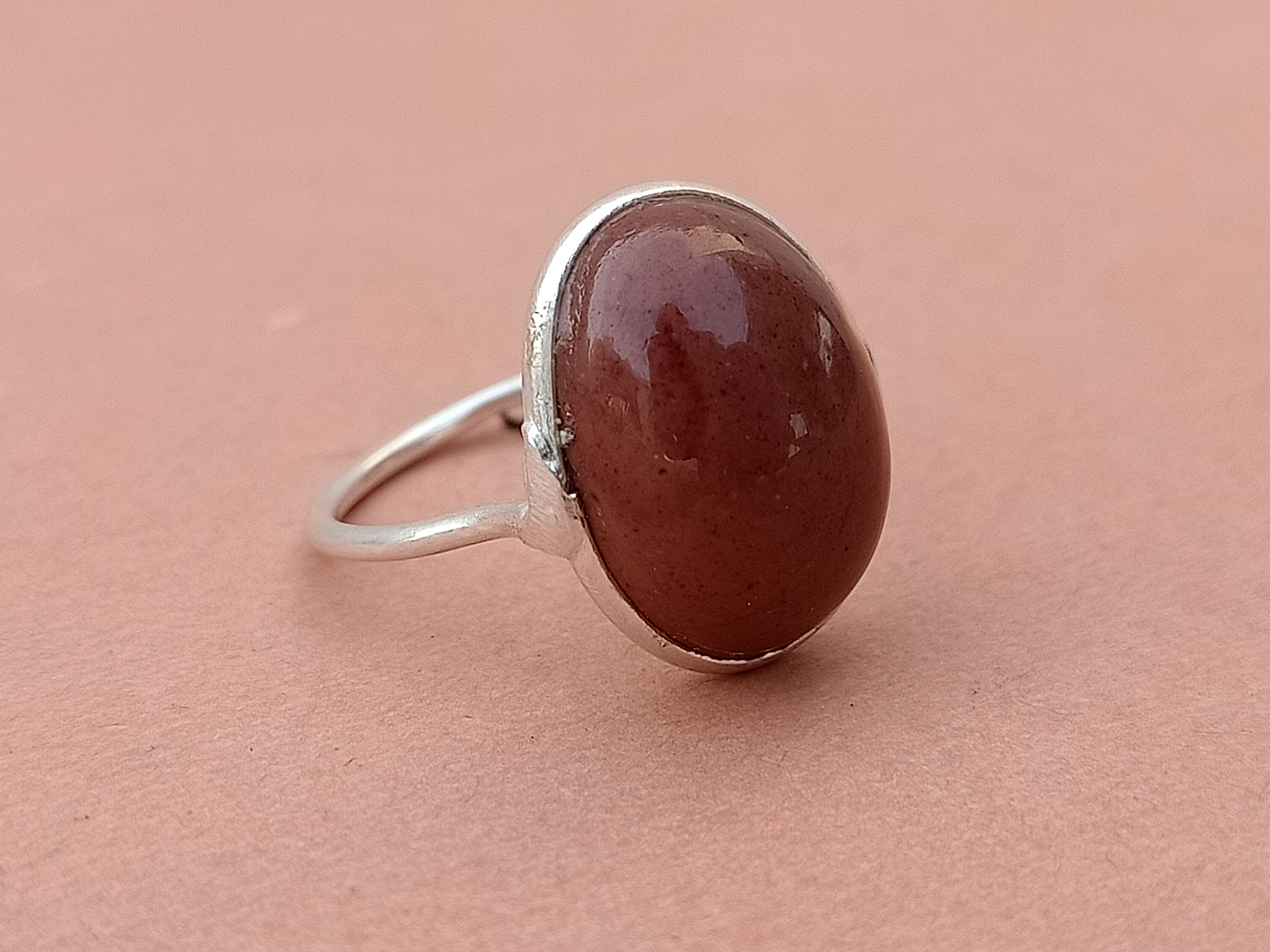 Natural Jasper stone ring Handmade jasper ring oval shape | Etsy